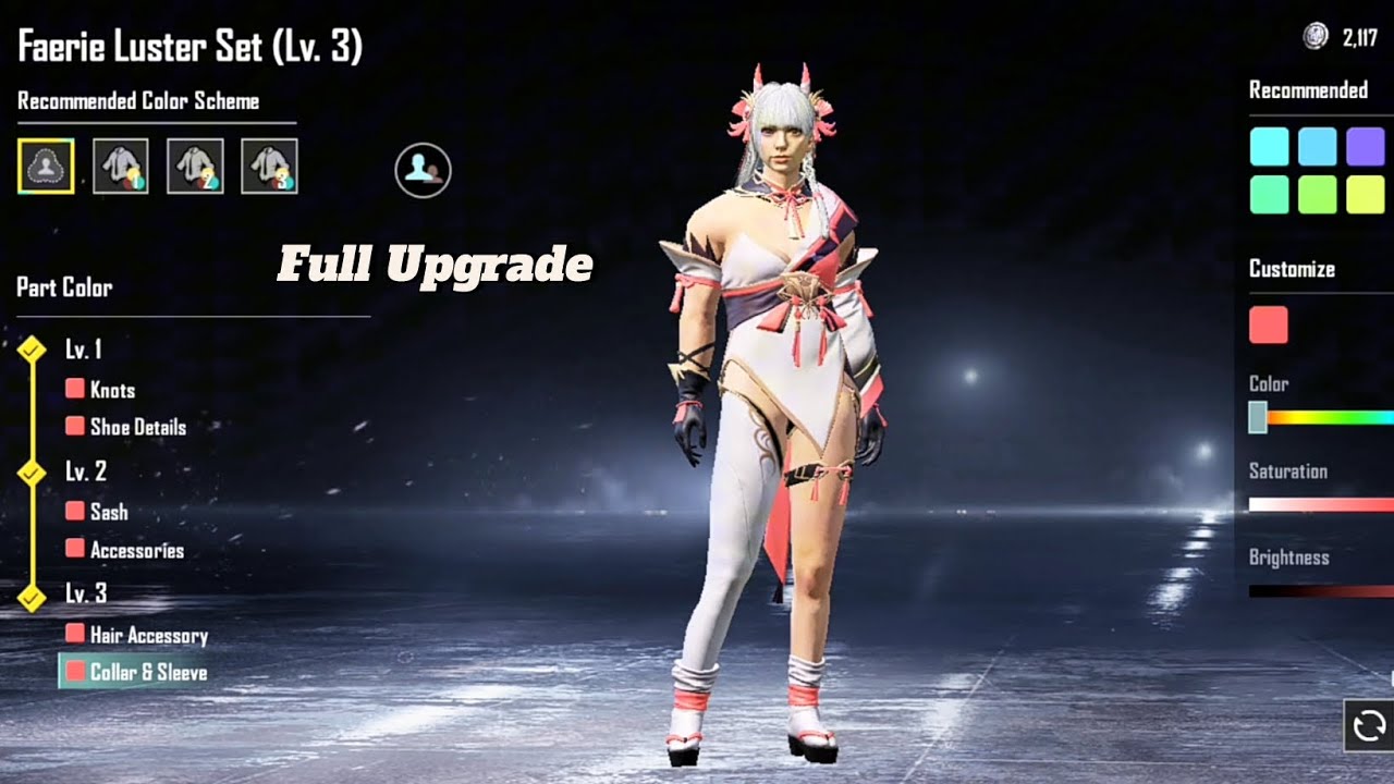 Faerie Luster Set Upgrade 😍 100 Rp Outfit Maxed Out A5 100 Rp Outfit Pubg Mobile Youtube