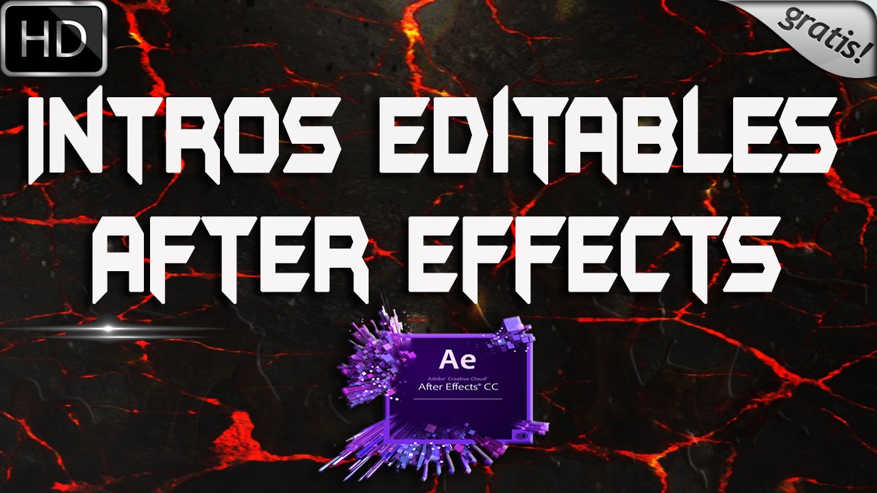Intros editables After Effects - YouTube