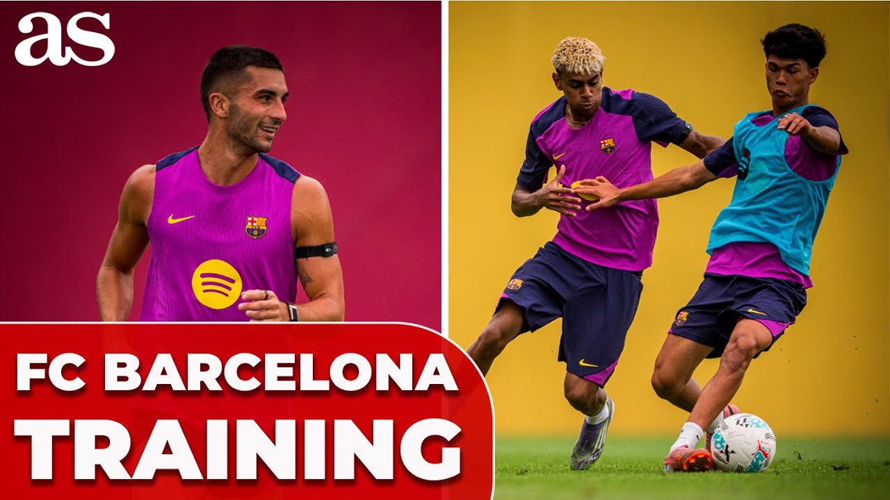 FC BARCELONA full TRAINING session ahead of LEVANTE-BARÇA - YouTube
