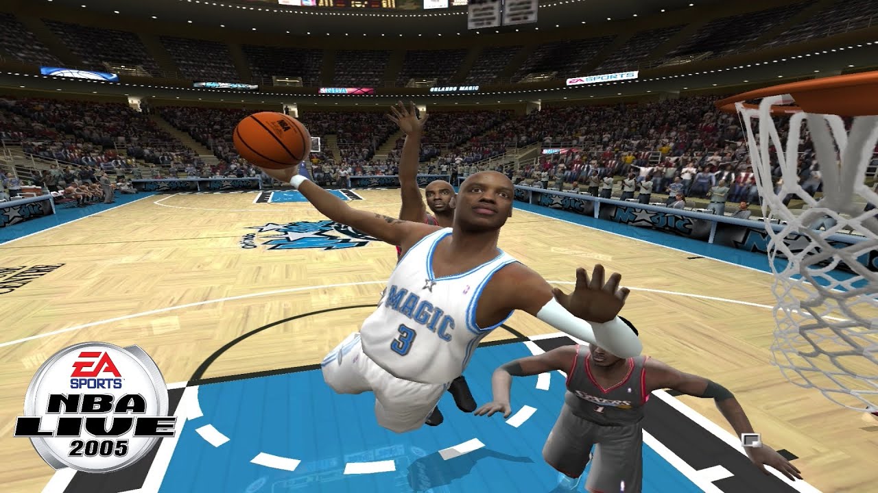 NBA Live 2005 (PC) - Magic vs. 76ers - Highlights - Steve Francis with ...