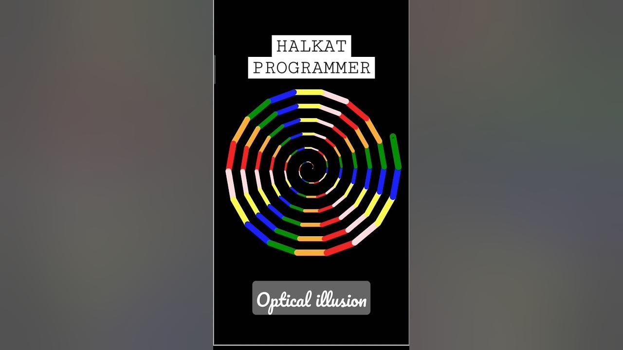 Opticalillusion Coding Halkatprogrammer Ytshorts Python Pydroid3 Graphics Programming