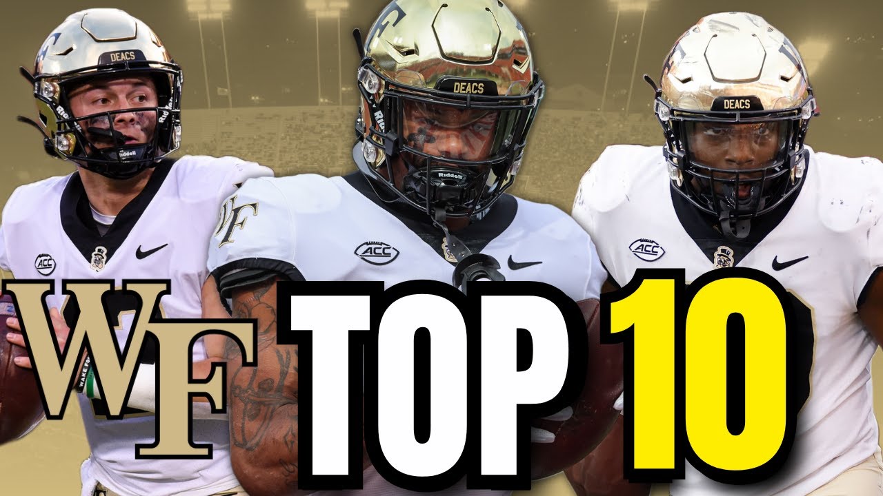 Wake Forest Demon Deacons TOP 10 Football Players for 2023 - YouTube