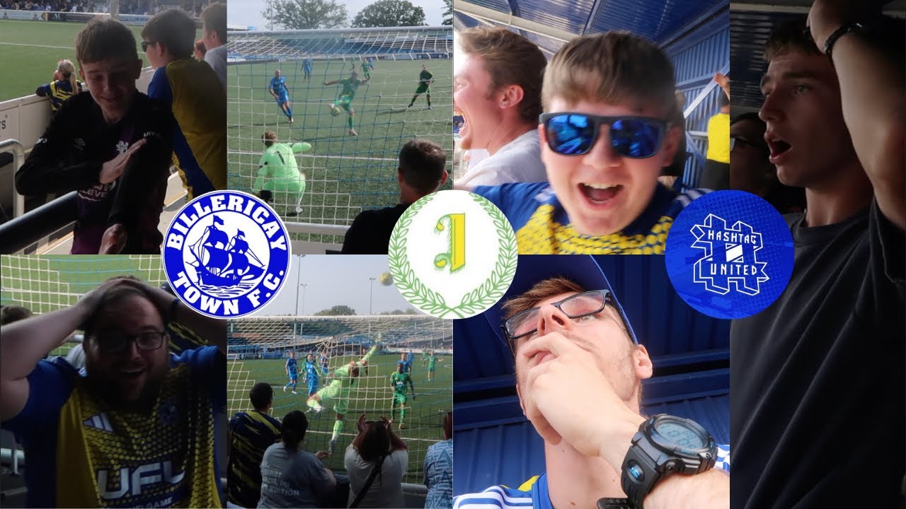 MASSIVE BANK HOLIDAY DERBY! - Billericay Town 2-1 Hashtag United - YouTube