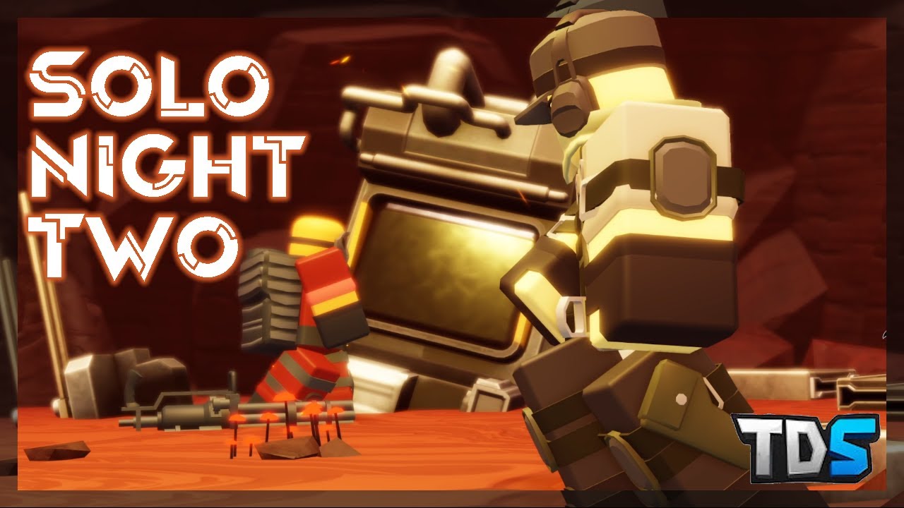 Solo Night 2 Easy w/ Cutscenes | Roblox TDS - YouTube