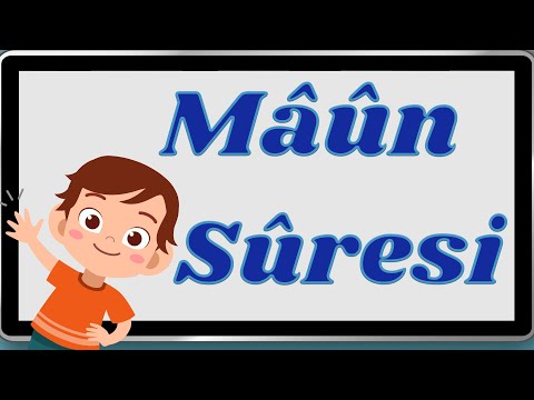 Çocuklar İçin Maun Suresi - Namaz Sureleri Ezber Animasyonu