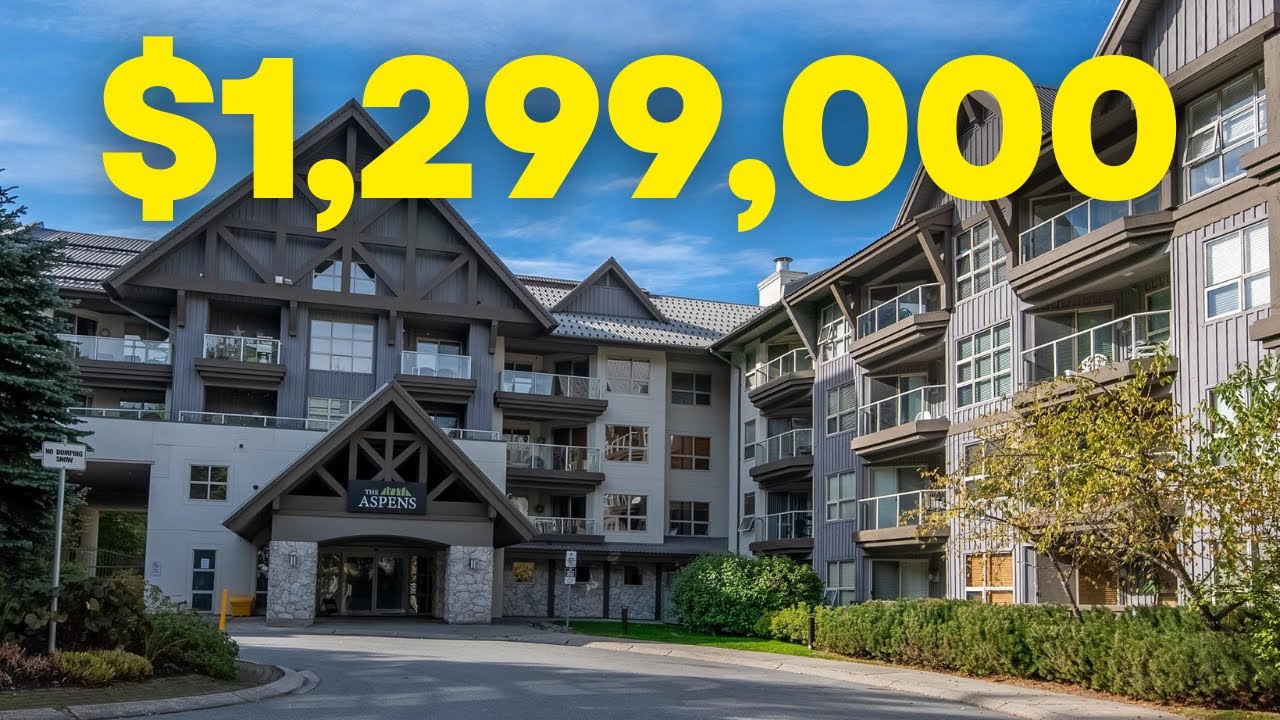 Tour this Slopeside Aspens Condo at Blackcomb in Whistler, BC - YouTube