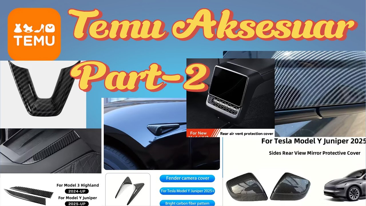Tesla Temu Aksesuarlarım Part2 - YouTube