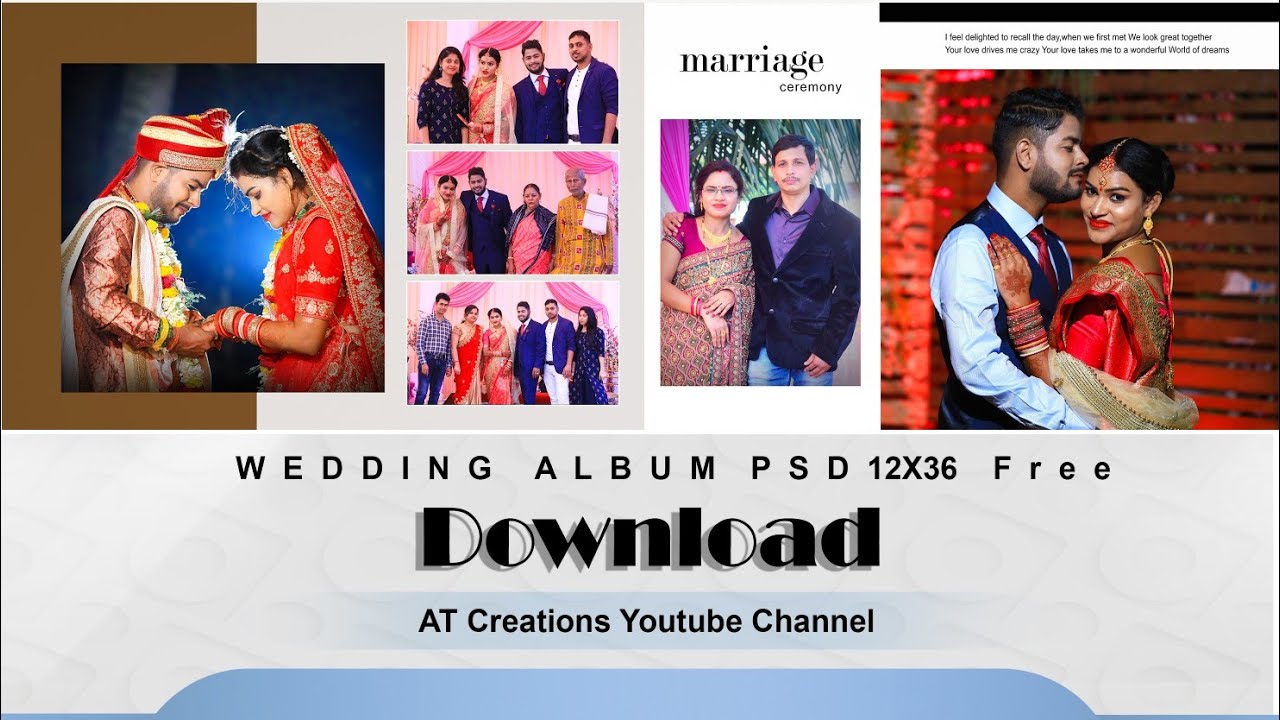 Album Design Psd Free Download 12x36 | Free Psd | Photoshop Tutorial ...