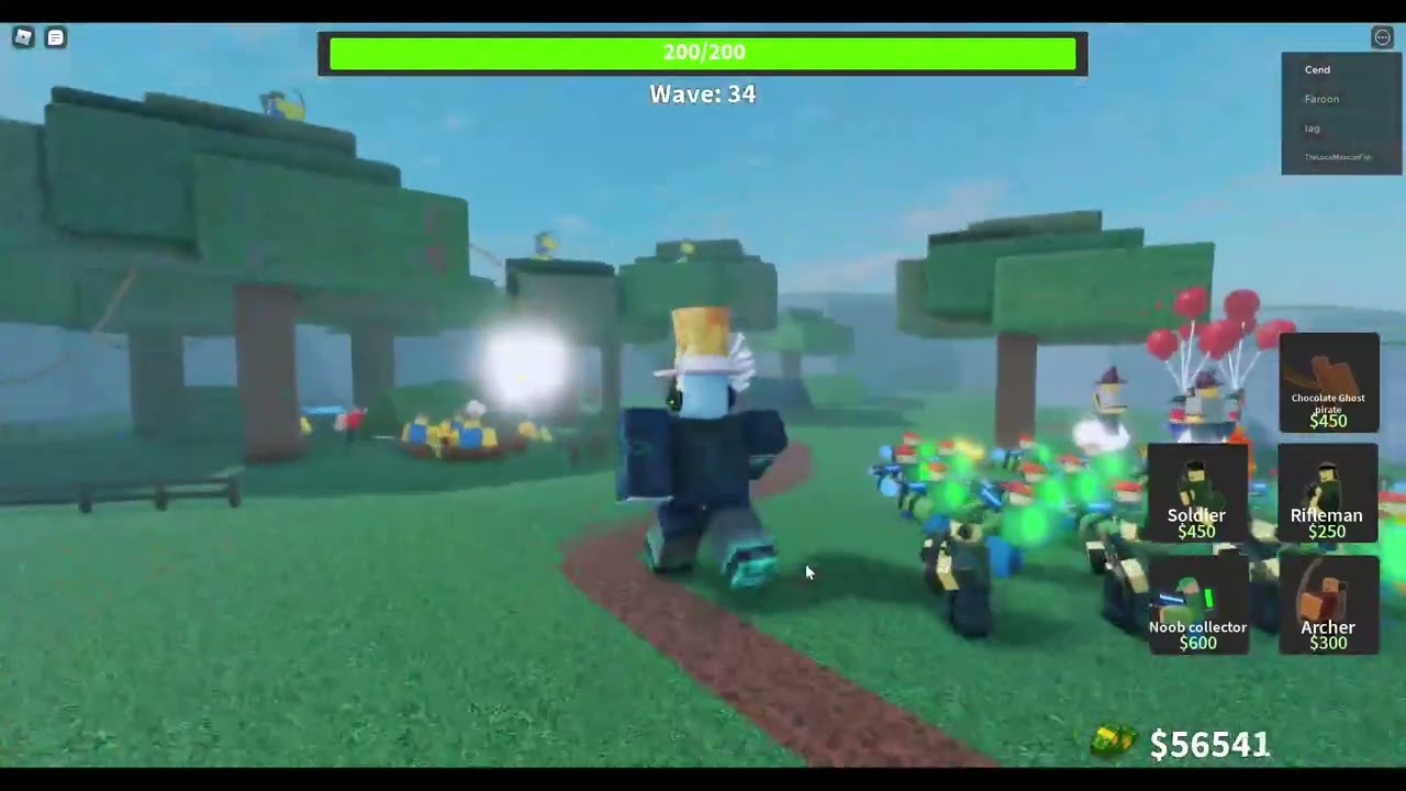 Noob tower defense: Pot invasion event beaten - YouTube