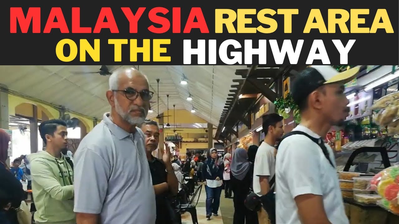 Rest Area On Malaysia Highway | Tapah | Ladang Bikam | Ulu Bernam - YouTube