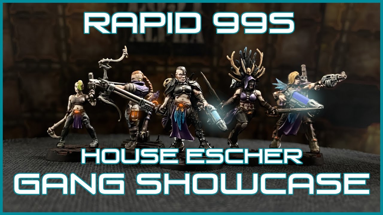 CUSTOM Escher Gang Showcase for NECROMUNDA - YouTube