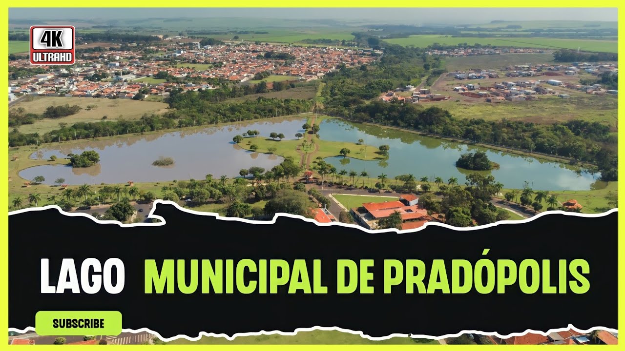 Lago Municipal de Pradópolis São Paulo (4k) - YouTube