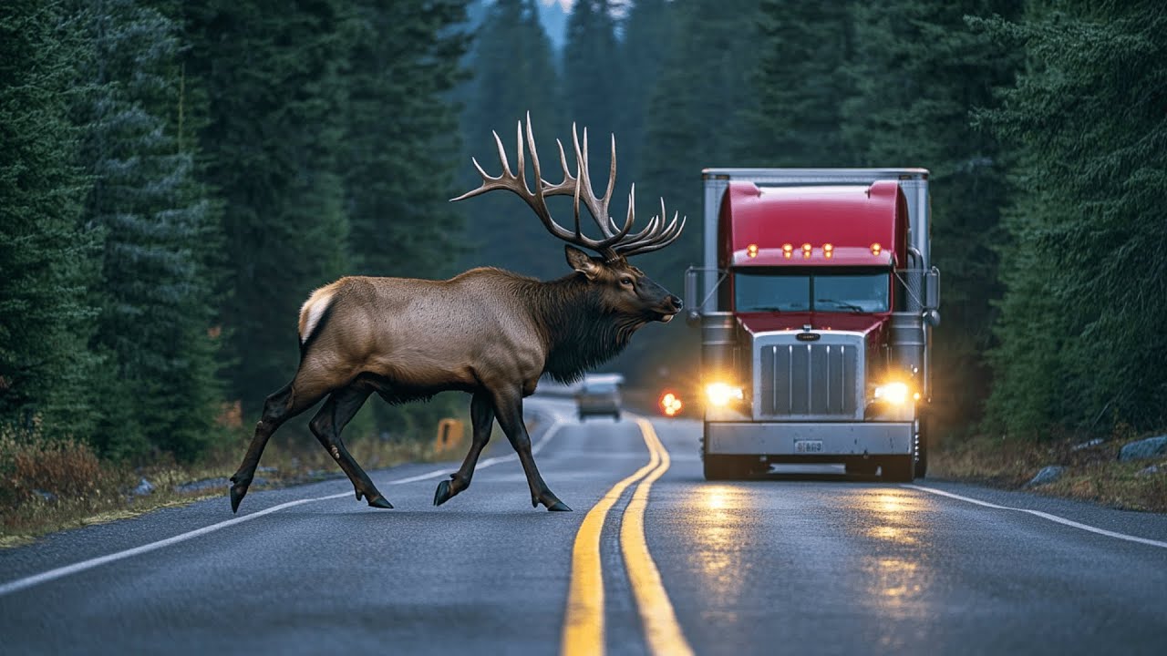 Tragic! 40 Horrifying Moments of Animals Colliding with Car | When ...