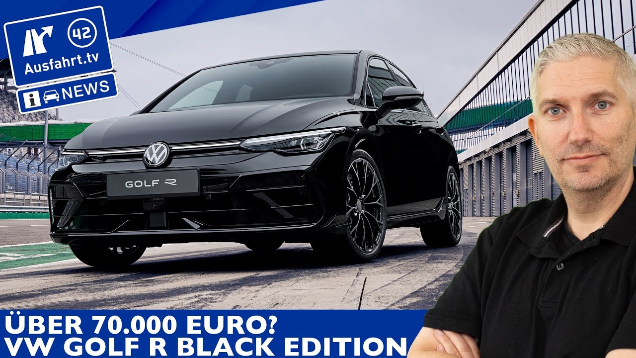 VW Golf 8 R Black Edition kostet mit Vollausstattung über 70.000 Euro ...