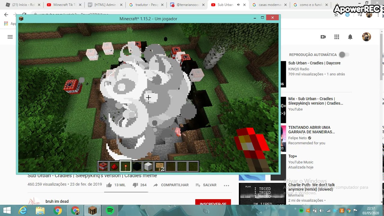 CRADLES Minecraft :D - YouTube