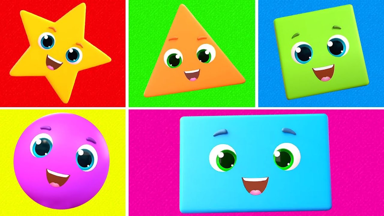 Shapes Song - Learning Videos & More Preschool Rhymes for Babies - YouTube