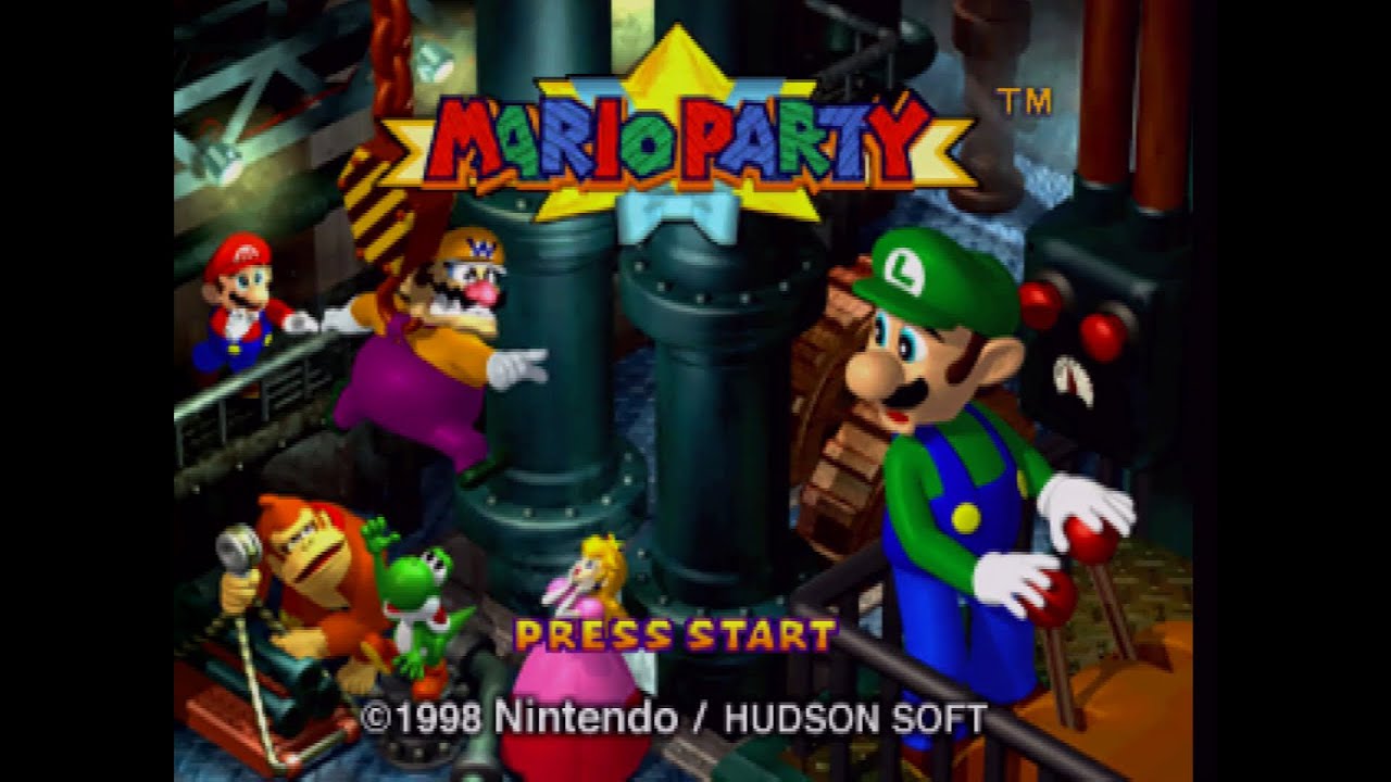 Mario Party - Nintendo 64 + N64RGB +YPbPr Output - PAL - YouTube