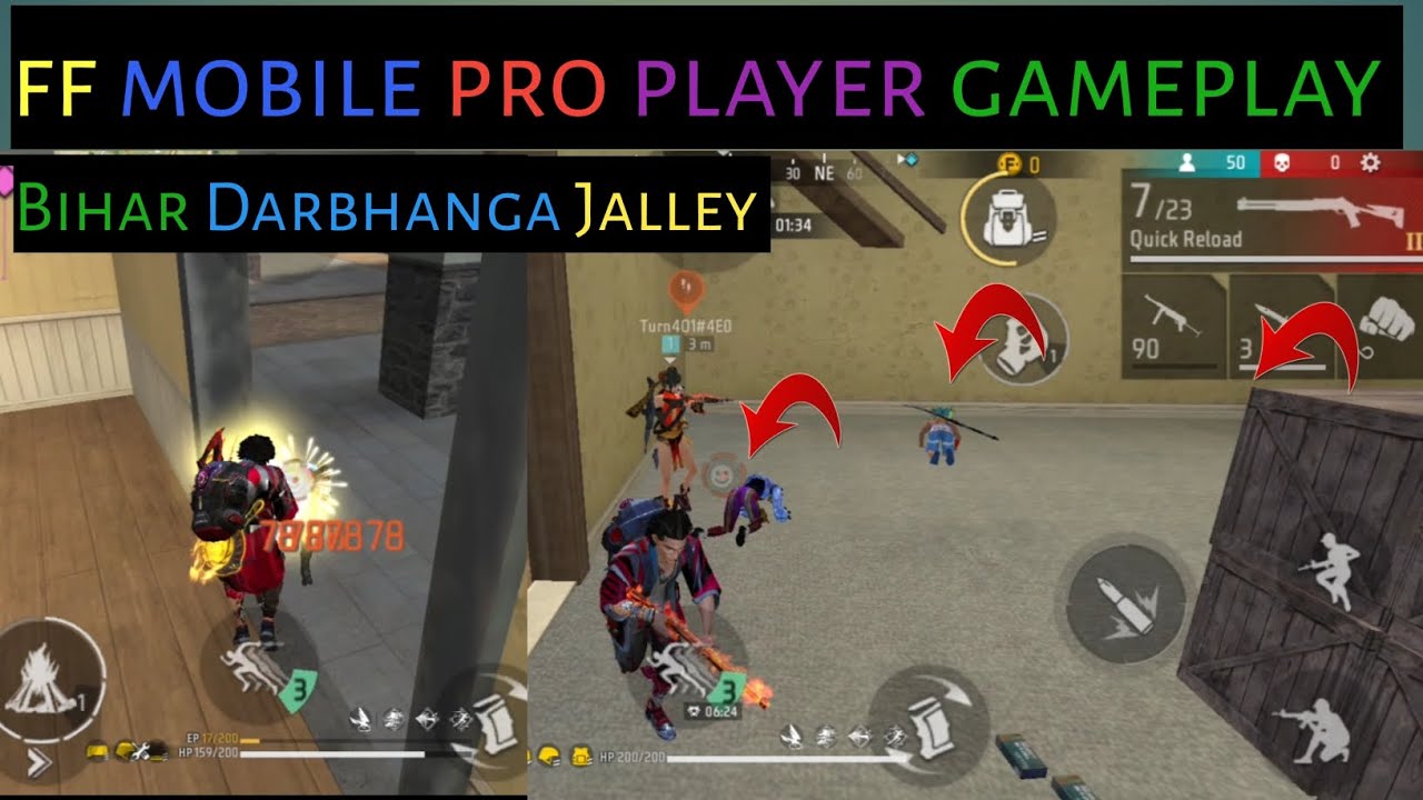 ff mobile pro player gameplay Nonstop gaming ff India - YouTube