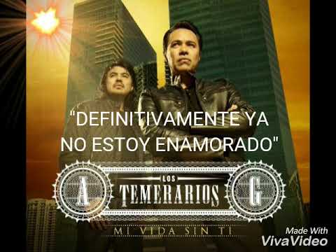 "DEFINITIVAMENTE YA NO ESTOY ENAMORADO" - YouTube