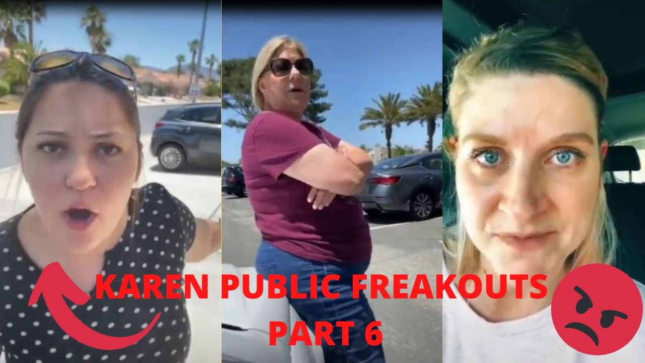 KAREN PUBLIC FREAKOUT VIDEOS #6 | ANGRY & RUDE - YouTube