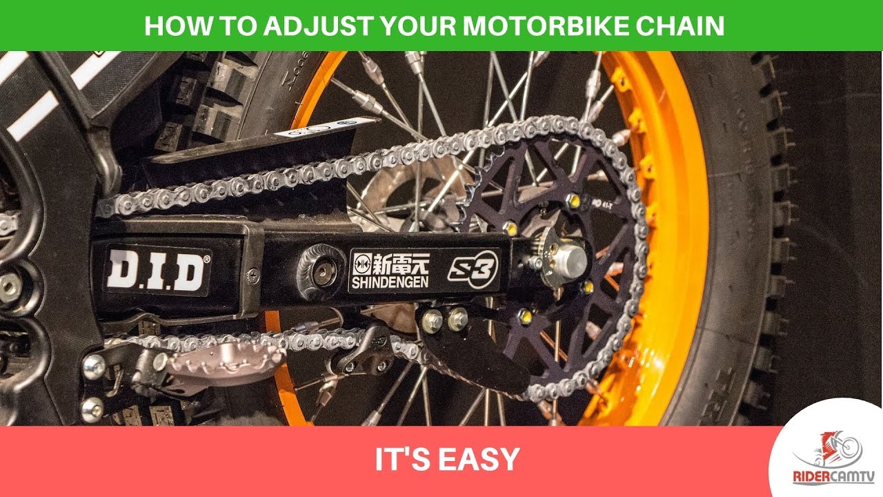 How to adjust your chain | Tips and tricks! #bikemaintenance - YouTube