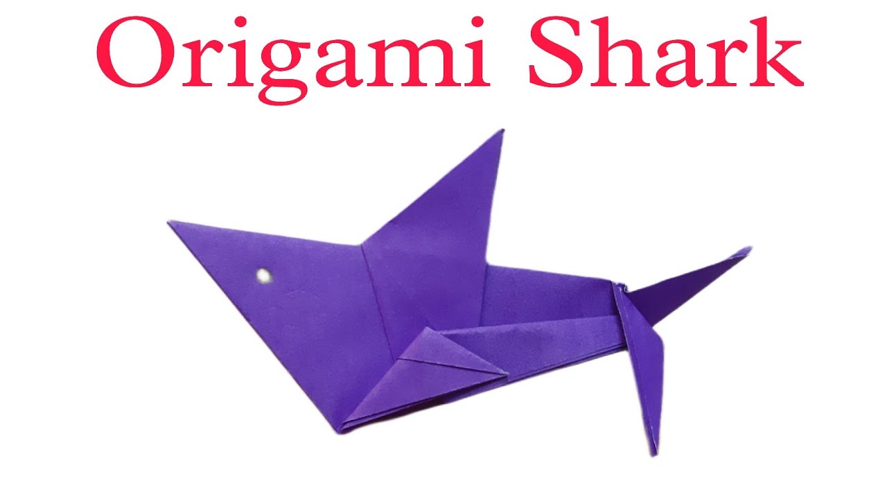 How To Make Paper Shark Easily I Origami Shark I DIY Paper Shark I Easy ...