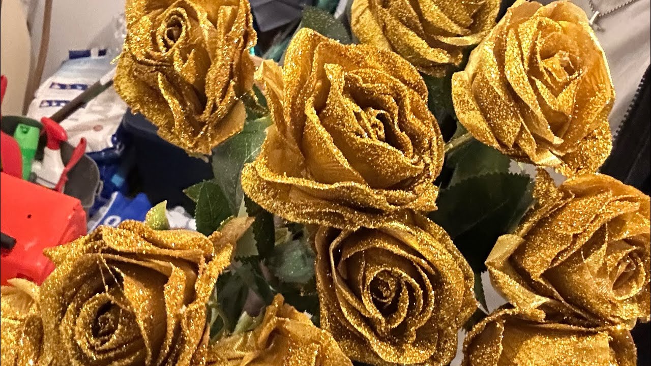 Kwaku Making of Amina’s Promposal Flowers - YouTube