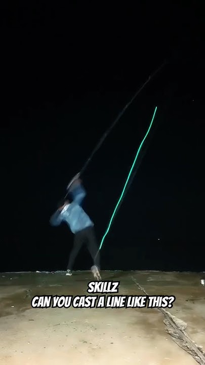 This man definitely has a talent for casting his line. Can you cast a ...