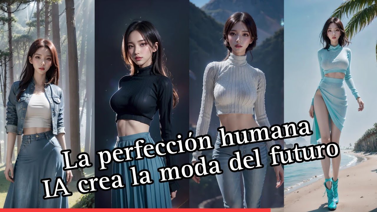 La perfección humana Ia crea la moda del futuro - YouTube