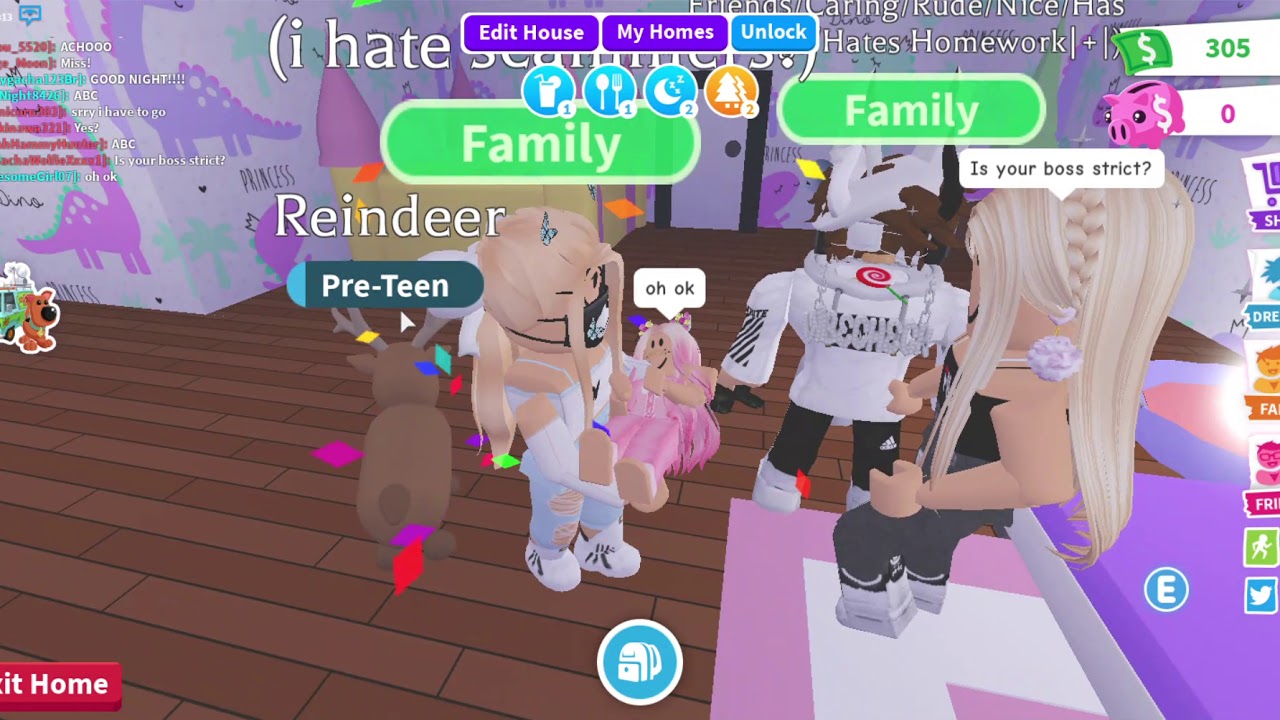 Adopt me family rp with friends! ~*Part 1*~ - YouTube