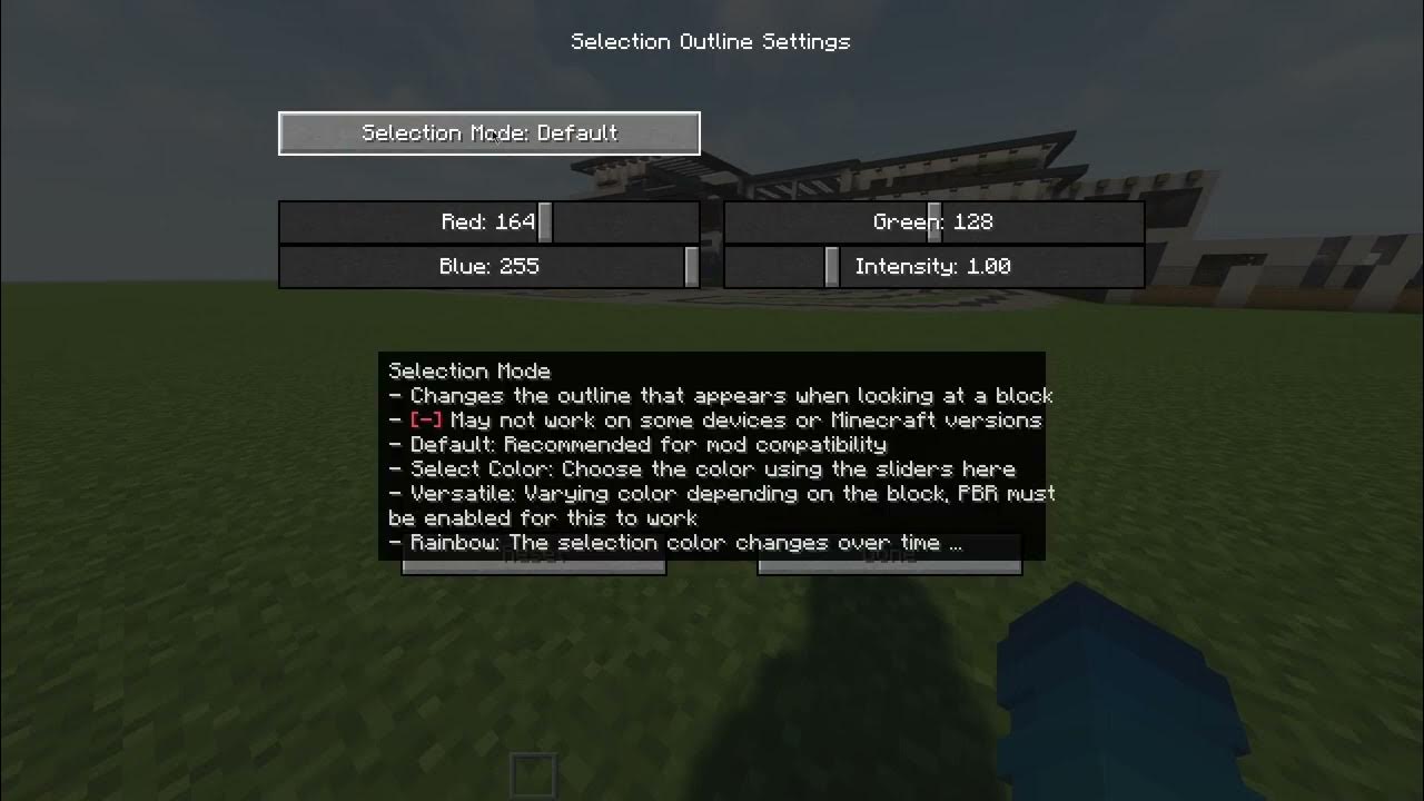 how to get a rainbow outline around your block Minecraft Optifine ...