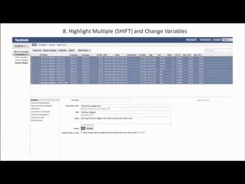 Facebook Power Editor How To — for Advanced Facebook Ads - YouTube