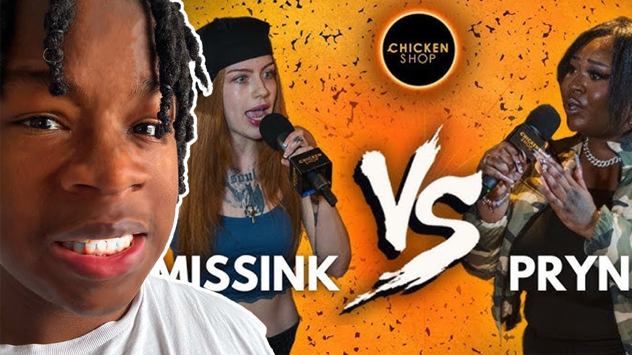 BIG FIGHT ! (LITRALLY) MISSINK vs PRYNLEE | PenGame Rap Battle - YouTube