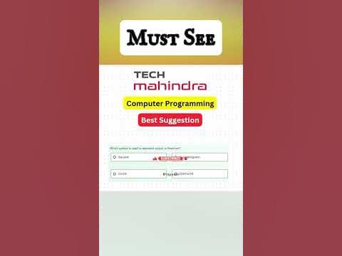 Tech Mahindra Computer Programming Questions - YouTube