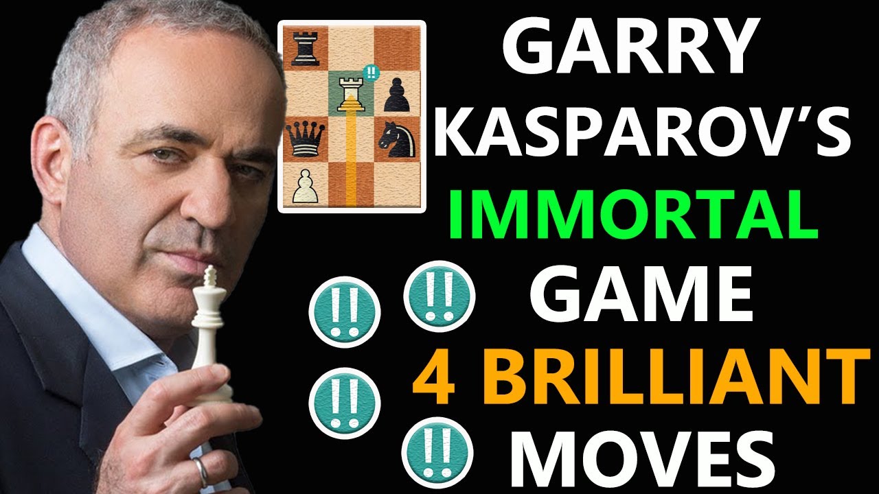Garry Kasparov's immortal, Kasparov vs Topalov 1999,Famous chess game,4 ...