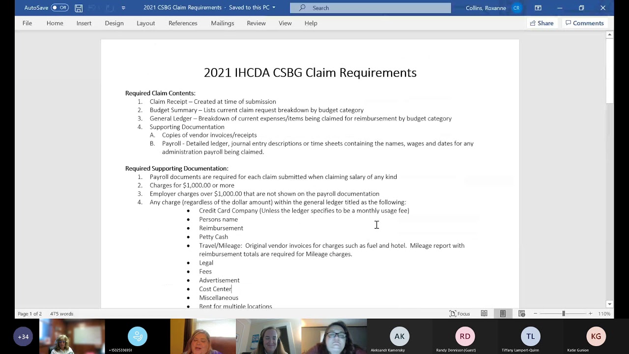 CSBG Claims 101 webinar - YouTube
