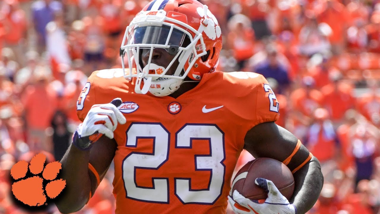 Clemson RB Lyn-J Dixon Top Plays 2018 - YouTube