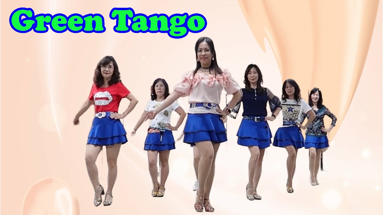 Green Tango Line Dance - YouTube