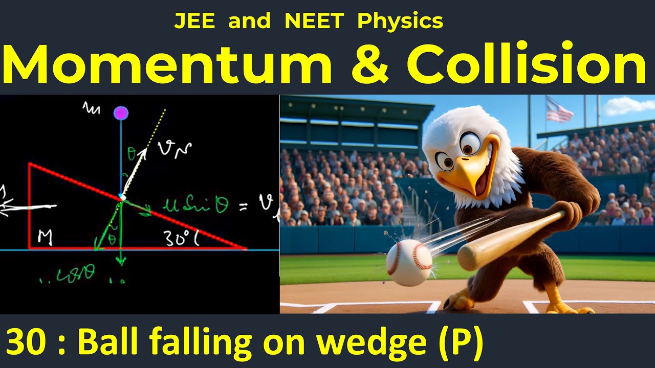 30. Ball falling on wedge(P) | IIT JEE Physics - YouTube