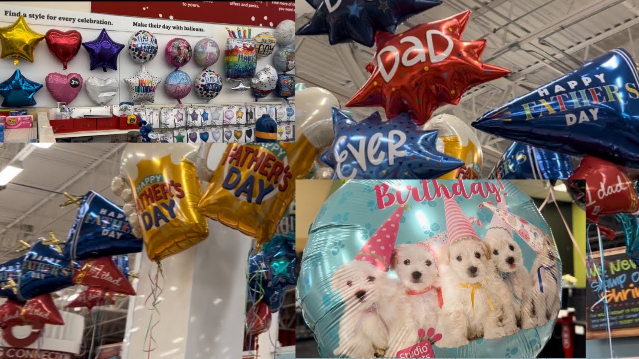 Michaels and HEB Balloons Display Back to Back Stores 2024 #balloons # ...