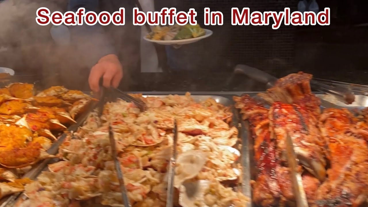 seafood 🦞 buffet in Maryland at The GrandE Buffet & Grill - YouTube