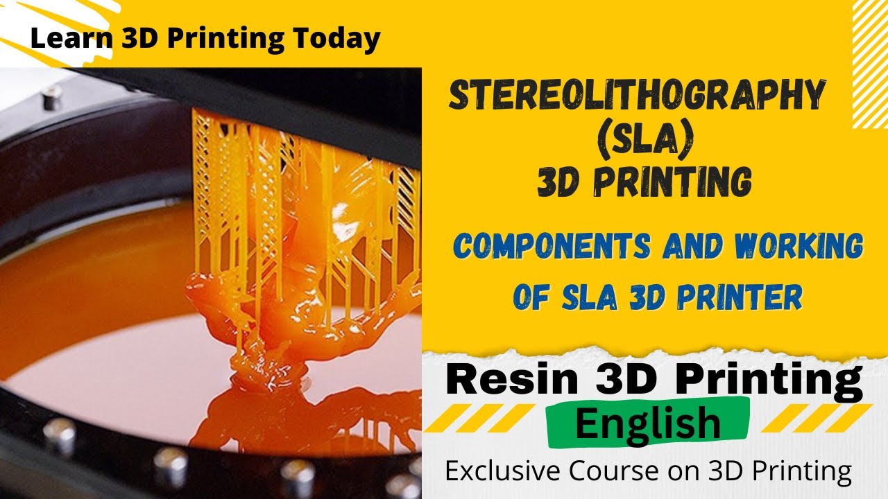 Stereolithography 3D Printer (SLA) Resin 3D Printing Basic Terms And ...