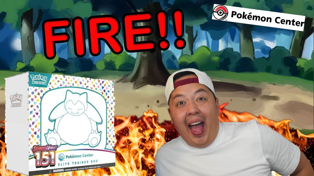 THIS BOX IS FIRE! Pokemon Center 151 ETB! - YouTube