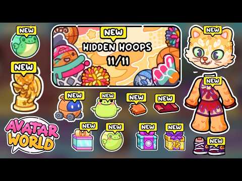 ⭐COMPLETE! ✅ ALL HIDDEN HOOPS (11/11) SECRETS 🤩 AVATAR WORLD SECRETS
