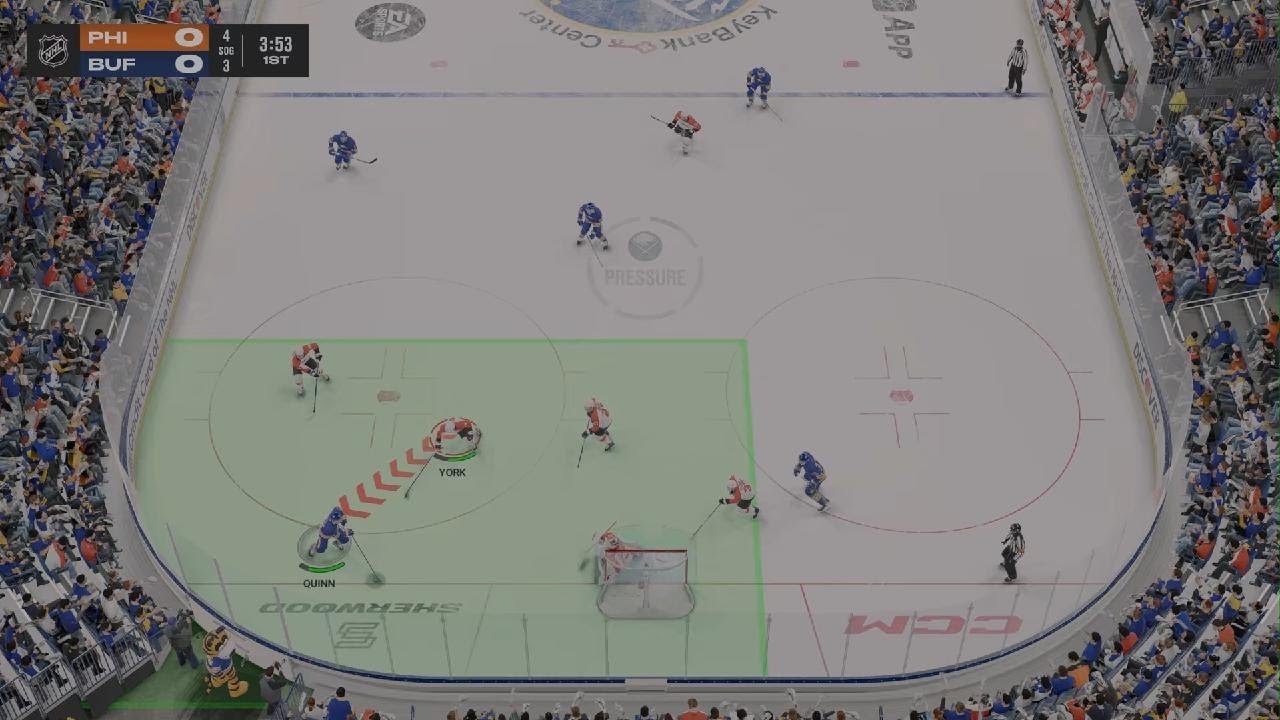 NHL 26 Philly flyas vs buffalo Sabres playoff game Psfive - YouTube