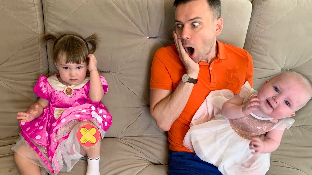 Boo boo song with Dad and Four kids | Songs for Children - YouTube