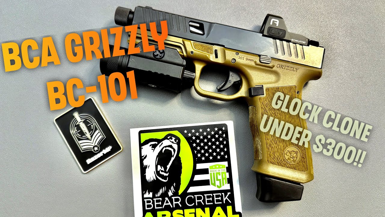 BCA Grizzly BC-101 9mm the MOST affordable “Glockclone” - YouTube