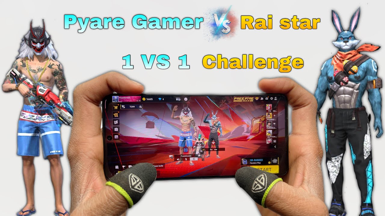 Pyare gamer vs Raistar custom room gameplay free fire - YouTube