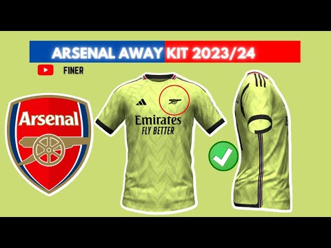 ARSENAL 2023/24 AWAY KIT: NEW PREMIER LEAGUE KITS 23/24 SEASON : BEST ...