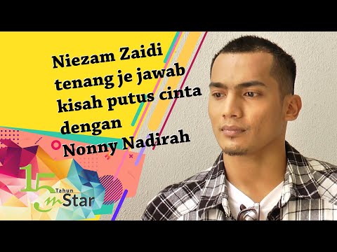 Niezam Zaidi tenang je jawab kisah putus cinta dengan Nonny Nadirah, tak mahu salahkan sesiapa...